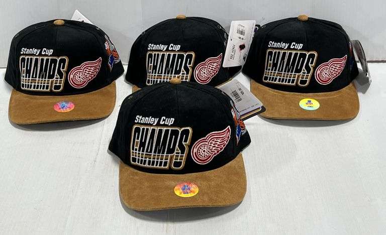 (4) Vintage Stanley Cup hats, stored, new condition - Albrecht Auction ...