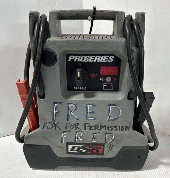 DSR Corp. Pro Series jump starter, Schumacher 12V - Albrecht Auction ...