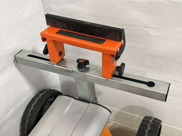 Bora miter box stand, has quick release saw stand, legs fold up, base ...