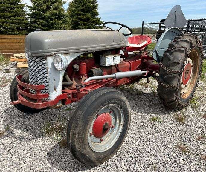 Ford 8N tractor, tires in great condition with tire chains, new exhaust ...
