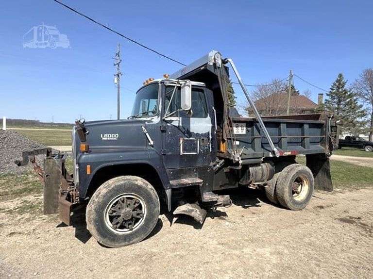 1991 Ford LN8000 Dump Truck, (61,400 Actual Miles), 7.8L Ford Diesel ...