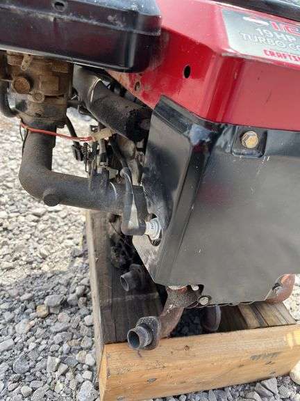 Craftsman mower engine, Briggs & Stratton 19 HP, seller states ran when ...