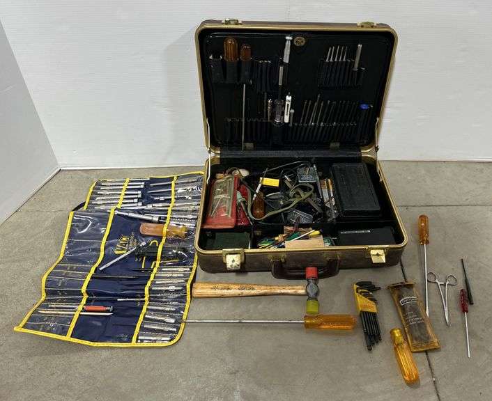 Older appliance repair kit with many tools specifically designed for ...