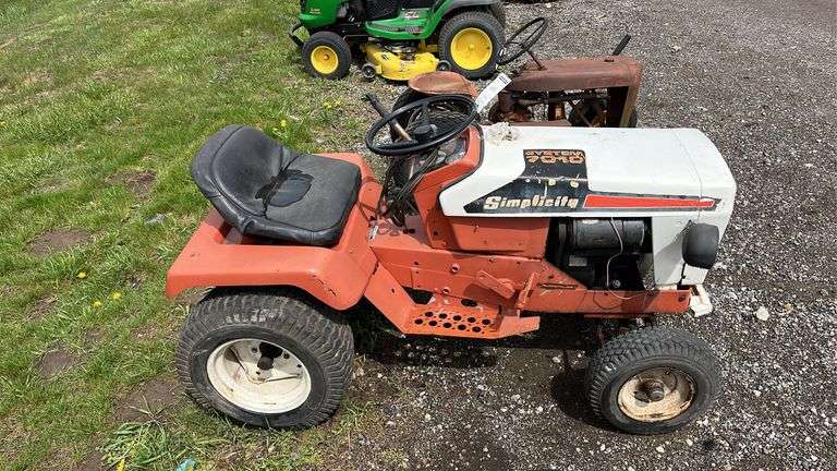 Simplicity 7010 garden tractor, motor turns over, unknown working ...
