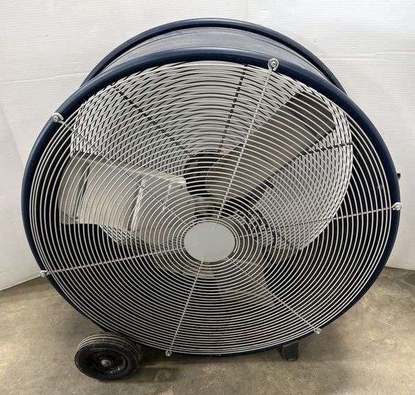 Large metal building fan, 30"Dia - Albrecht Auction Service
