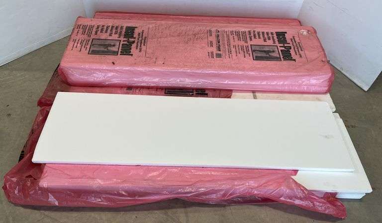 (4) Packages of "Falcon Foam" Insul-panel Insulation: Three packs have ...