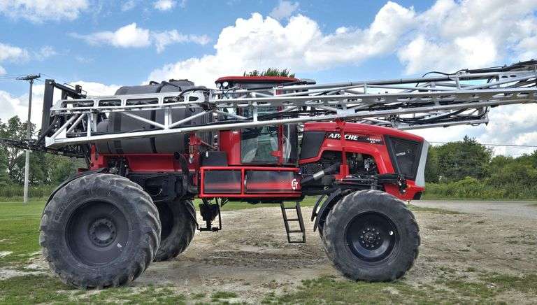2020 Apache AS1240XP Self-Propelled Sprayer, 120' Aluminum Booms, 1200 ...
