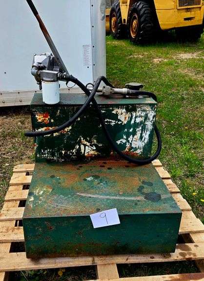 This item Selling ABSOLUTE! ~~~ Portable Diesel Tank with Manual Pump ...