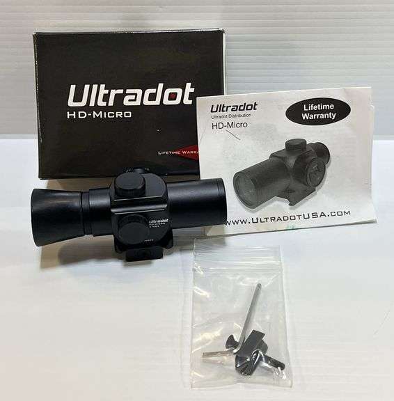 Ultradot HD-Micro red dot sight for Picatinny or Weaver mount, includes ...