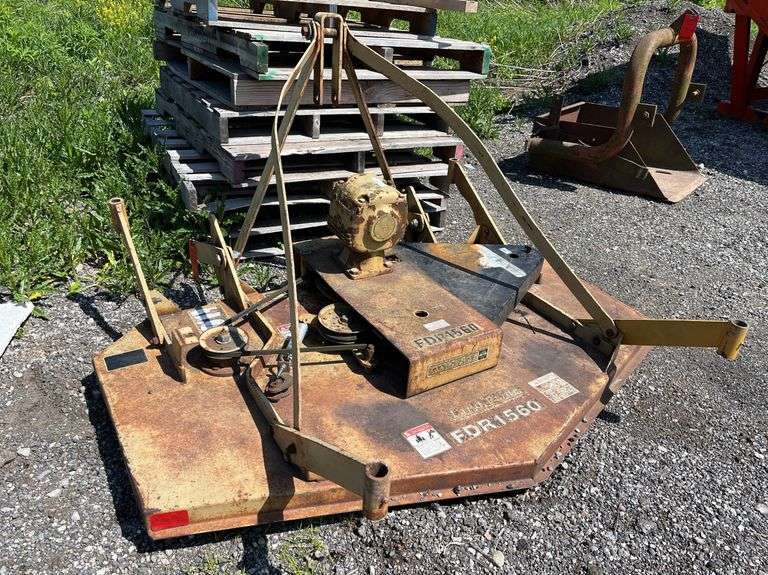 Brush hog, 60"W, as is - Albrecht Auction Service