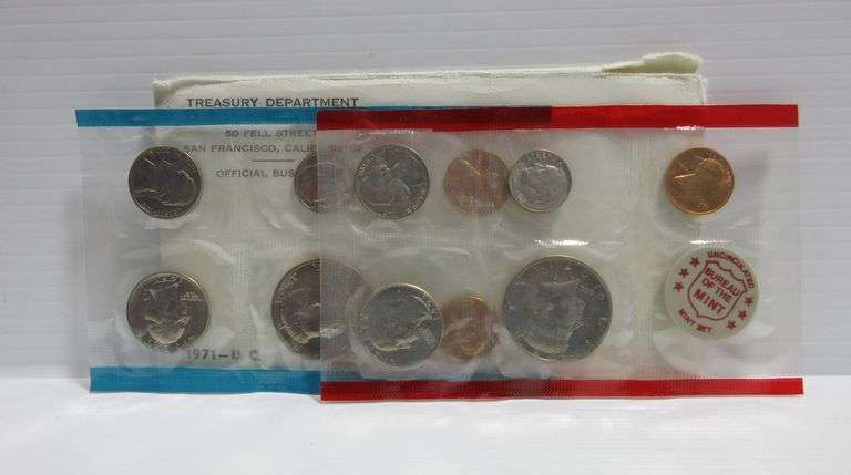 1971 Mint Set, UNC - Albrecht Auction Service