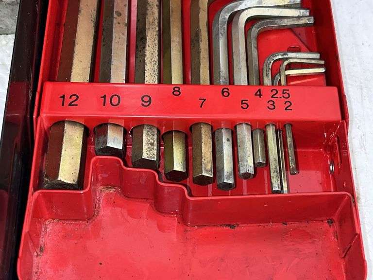 (3) Sets of Snap-On hand tools, includes: 15-Pieces of Hex head set, 0. ...