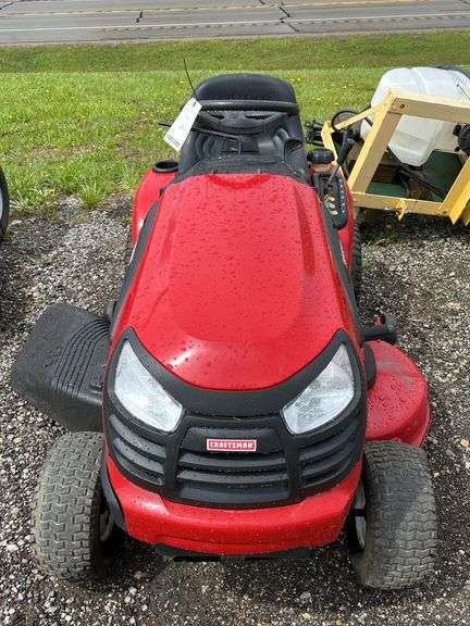 Craftsman YTS 4000 riding lawn mower, Briggs & Stratton 24 HP engine ...