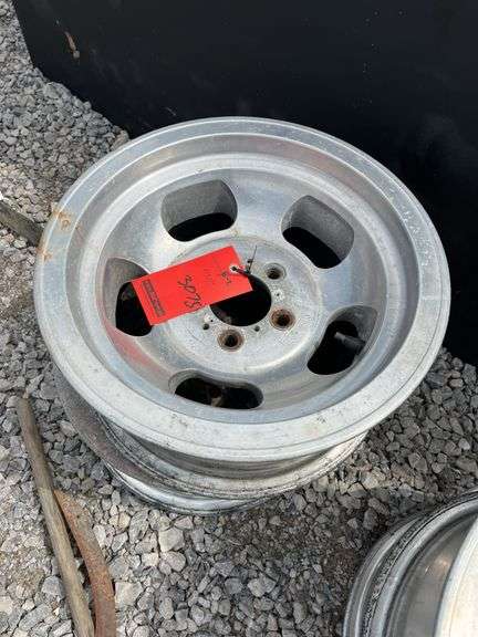 (4) American Racing mag wheels, 4 1/2" bolt pattern, 15" x 8", two ...