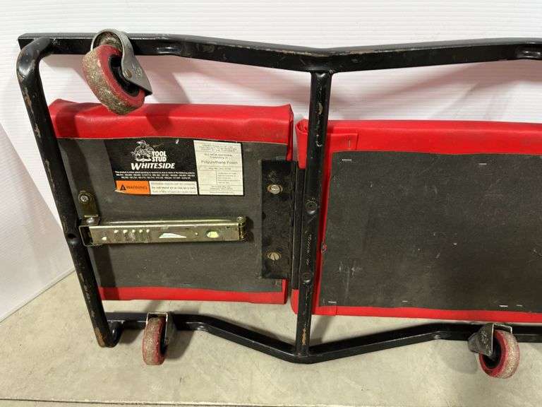 Mechanics creeper, Tool Stud brand by Whiteside, model MTLV-ADJ, padded ...