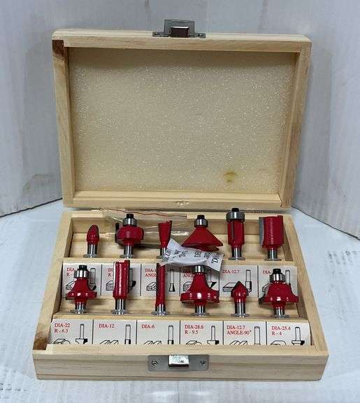 (12) 8mm tungsten carbide shank type milling cutters, new, never used ...