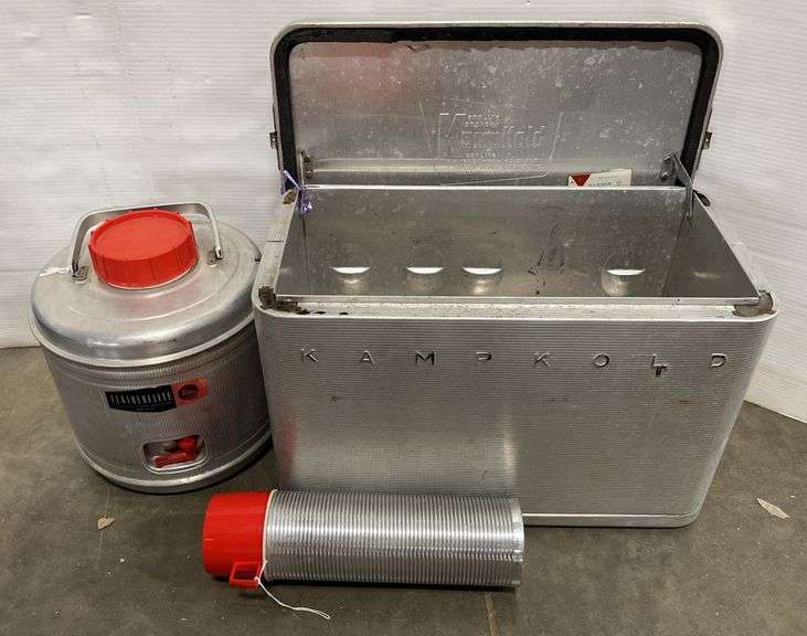 Kampkold cooler, Featherlite picnic jug, and Featherlite thermos, up to ...