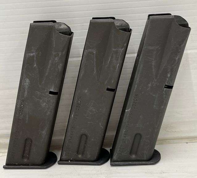 (3) USGI Surplus 9mm Beretta M9/92 15-Round Magazines - Albrecht ...