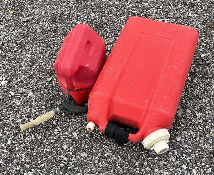 Set of (2) Gas tanks: One- 2-Gallon, One- 7-Gallon, used - Albrecht ...