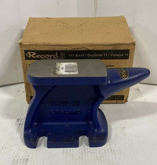 Record 11 lb. anvil, made in England, all original labels still in ...