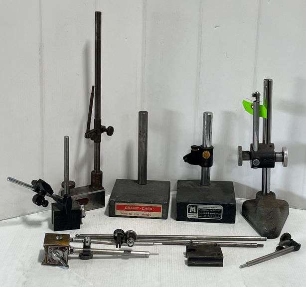 Dial indicator magnetic stand, granite checker base, and other ...