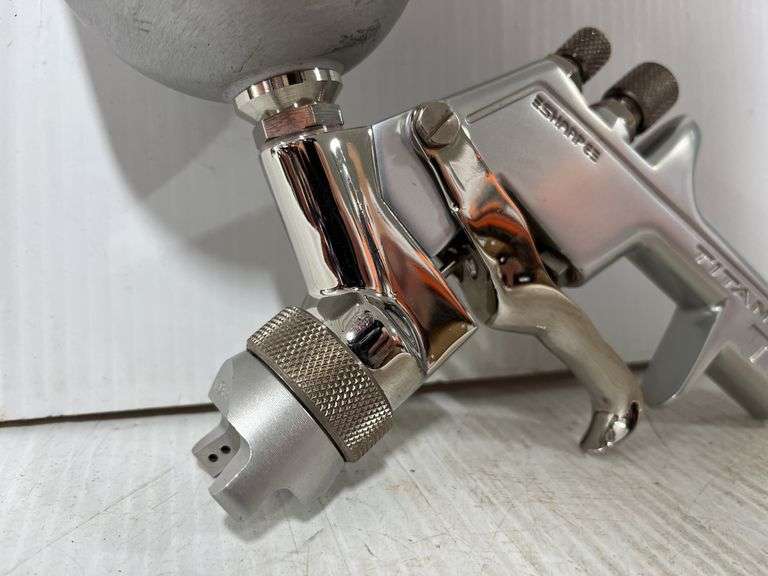 Sharpe Titanium T1 HVLP paint gun with #1.4 air nozzle, 11"H, new ...