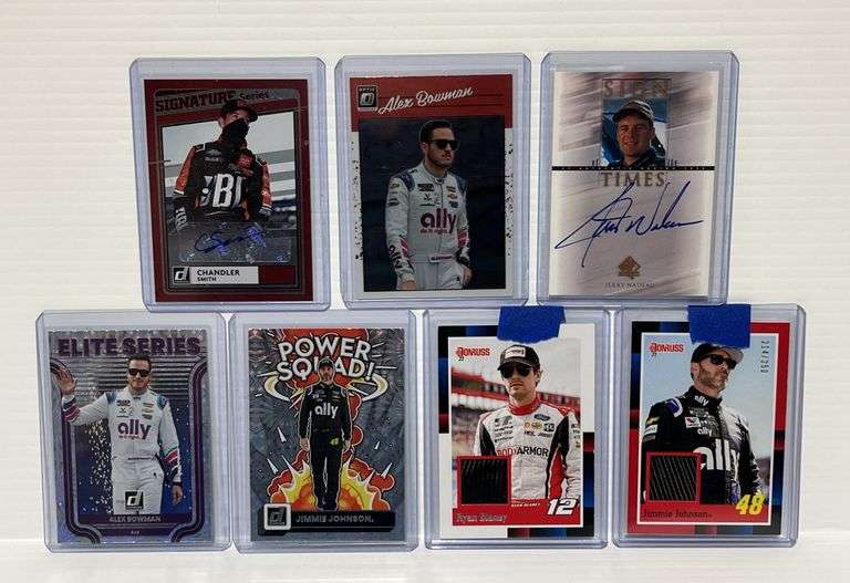 NASCAR cards with short prints or piece of Memorabilia - Albrecht ...