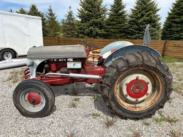 Ford 8N tractor, tires in great condition with tire chains, new exhaust ...