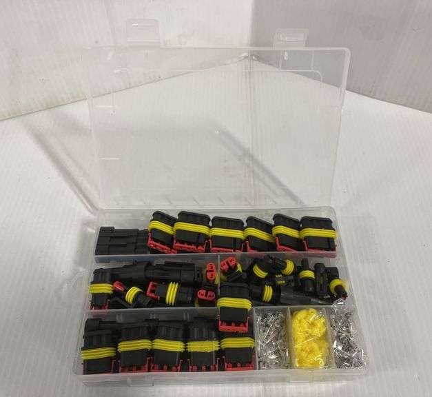 352-Piece car electrical connector terminal automotive wire plug kit ...