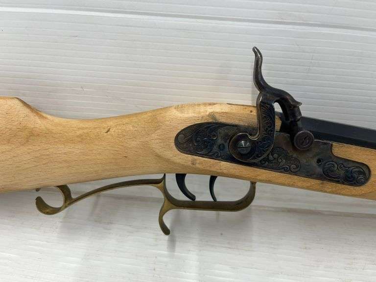 CVA Black Powder .50 Cal. Muzzleloader, Made in Spain, Unfinished Wood ...