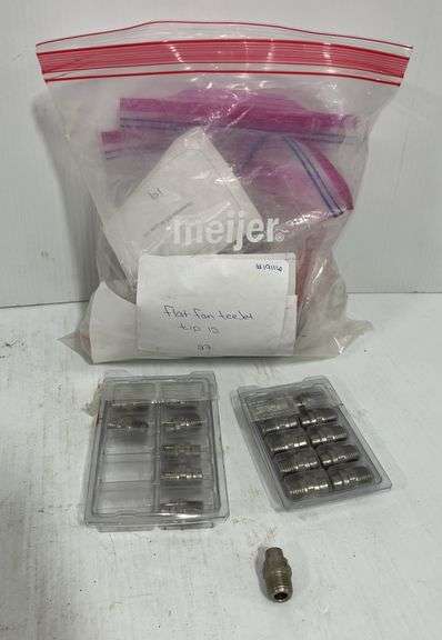 (44) Stream Jet SS nozzles 15; (27) Flat Fan TeeJet tips 15; (25 ...