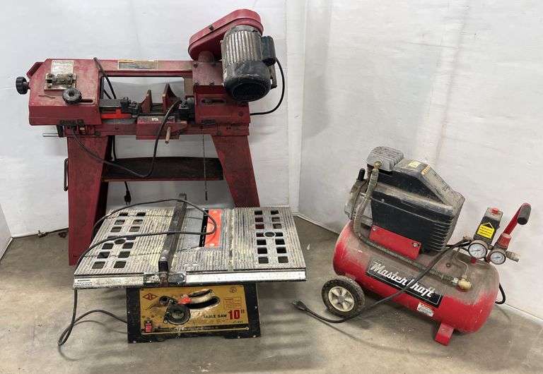 Power hacksaw, 1 HP motor, needs a new blade and brake, now off the ...