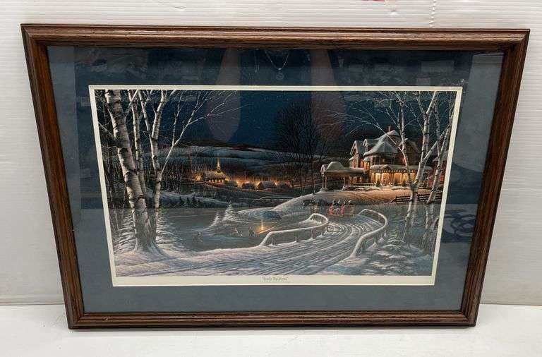Terry Redlin "Family Traditions" print, 24"W x 12"H, great - Albrecht ...