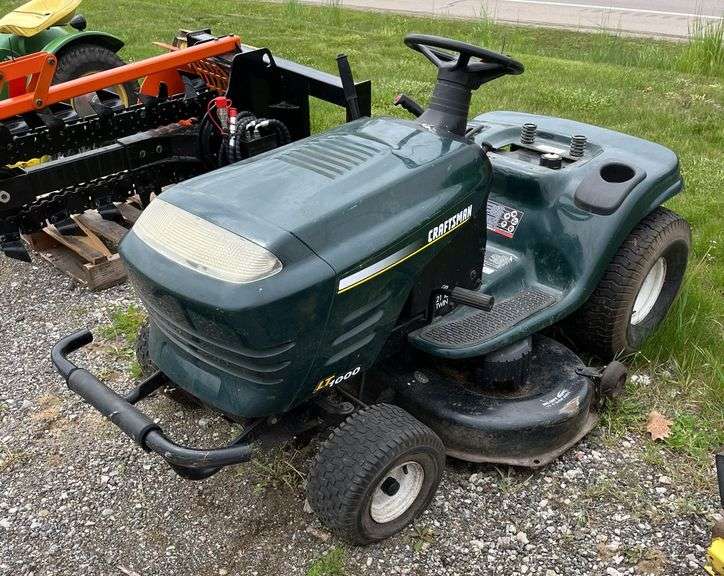 Craftsman LT1000 riding mower, for parts or repair, as is - Albrecht ...