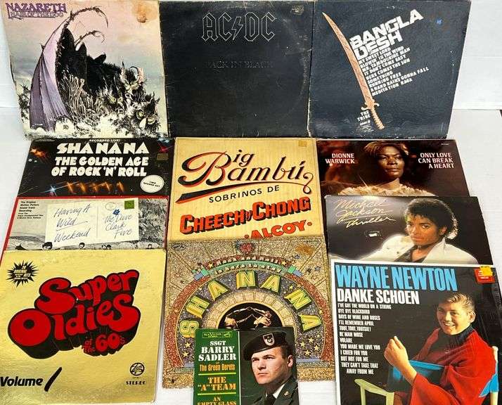 (12) Vinyl music records, fair to good - Albrecht Auction Service