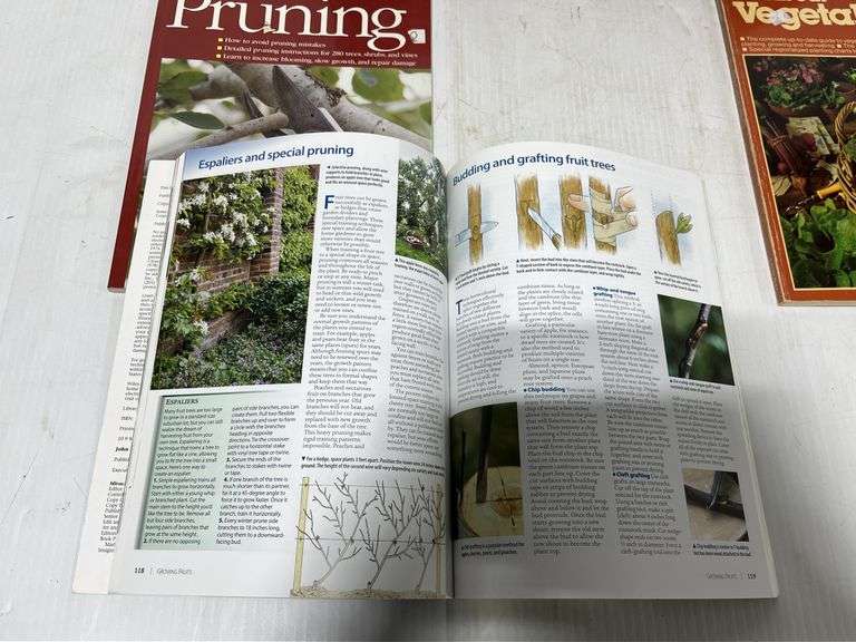 (5) Gardening Books, includes: Ortho - All About Vegetables, copyright 1980; Ortho - All About ...