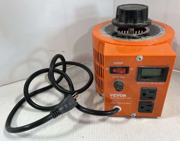 Vevor 2000V variable AC power supply, 10"W, unused, tested, works ...