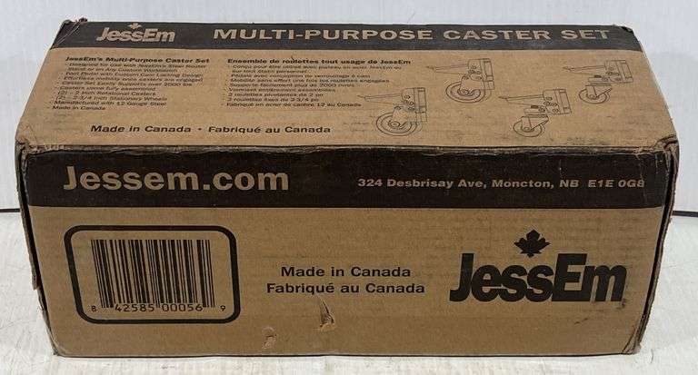JessEm multi-purpose caster set, 2,000 lb. capacity, includes: (2 ...