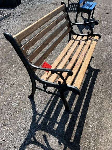 Outdoor sitting bench or garden bench, all new and refurbished hardwood ...