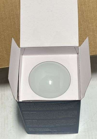 (12) TCP LED vanity globe light bulbs, standard socket, amber white ...