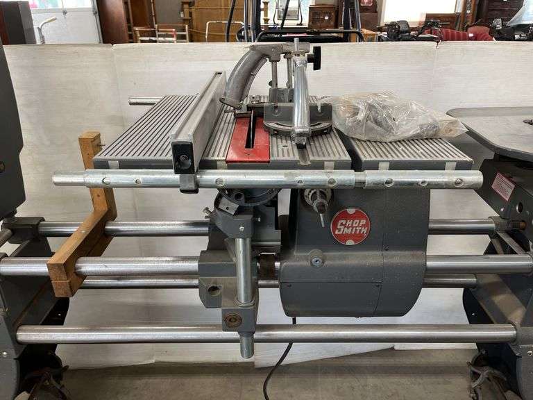 Shopsmith table saw Mark 5, scroll saw 555220 model, band saw model ...