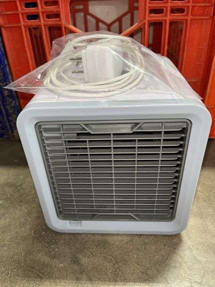 (4) Plastic storage crates, in good condition; "Arctic Air"air ...