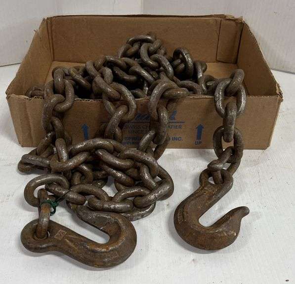Chain, 3/8" x 163", good - Albrecht Auction Service