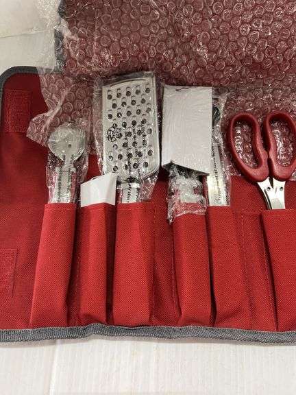 Wolfgang Puck 12-piece kitchen utensil garnishing set, includes: Peller ...