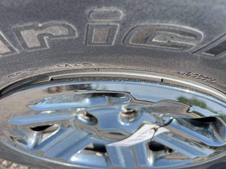 (4) BF Goodrich P245/75R16 Long Trail tires on Jeep 5" x 4 1/2" rims ...