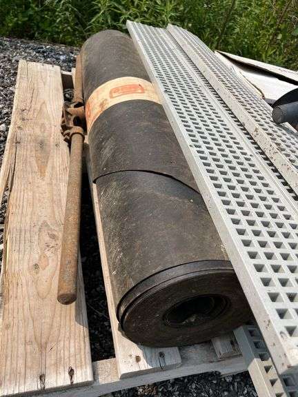 Building supplies, includes: Roll of tar paper, new; Roof vent; (12 ...