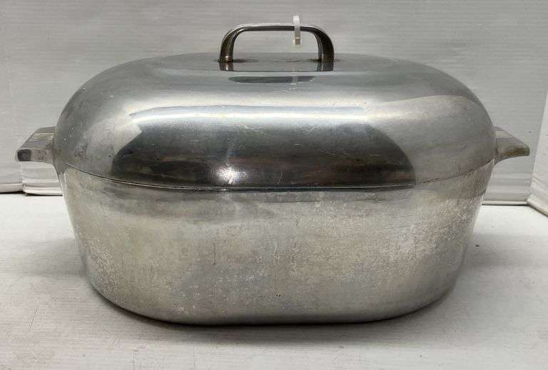 Wagner Ware Magnalite No. 4267-P Sidney roaster pan, 18"L handle-to ...