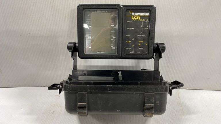 Hummingbird portable fish finder, used - Albrecht Auction Service