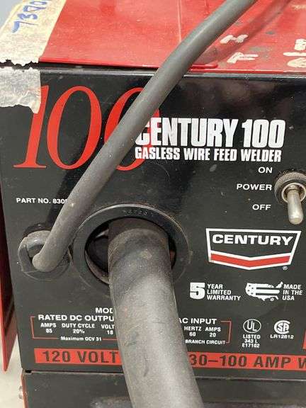 Century wire welder, 14"H - Albrecht Auction Service