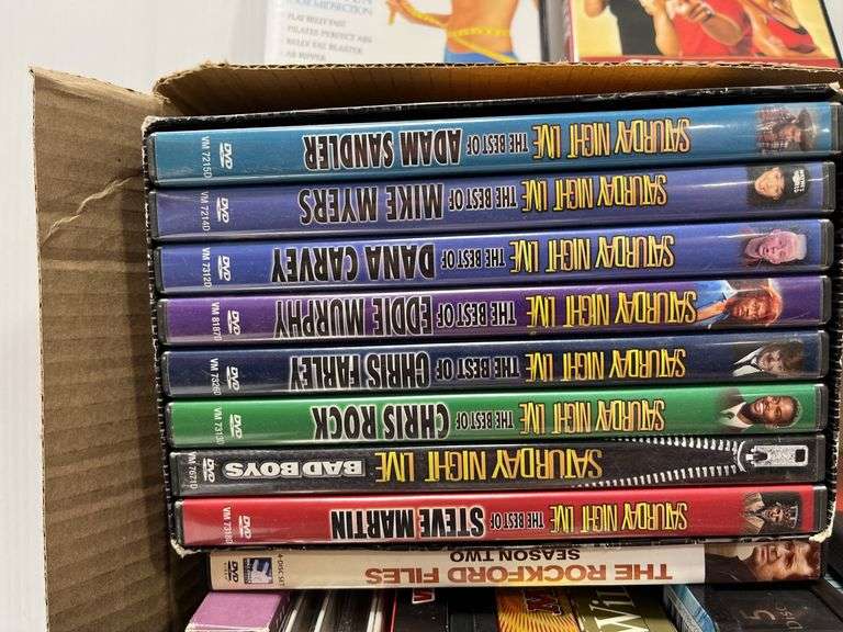 DVDs, complete seasons of many TV series and movies, includes: Will ...